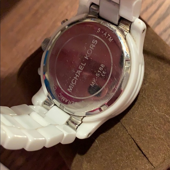 MICHAEL Michael Kors | Accessories | Michael Kors White Ceramic Watch ...